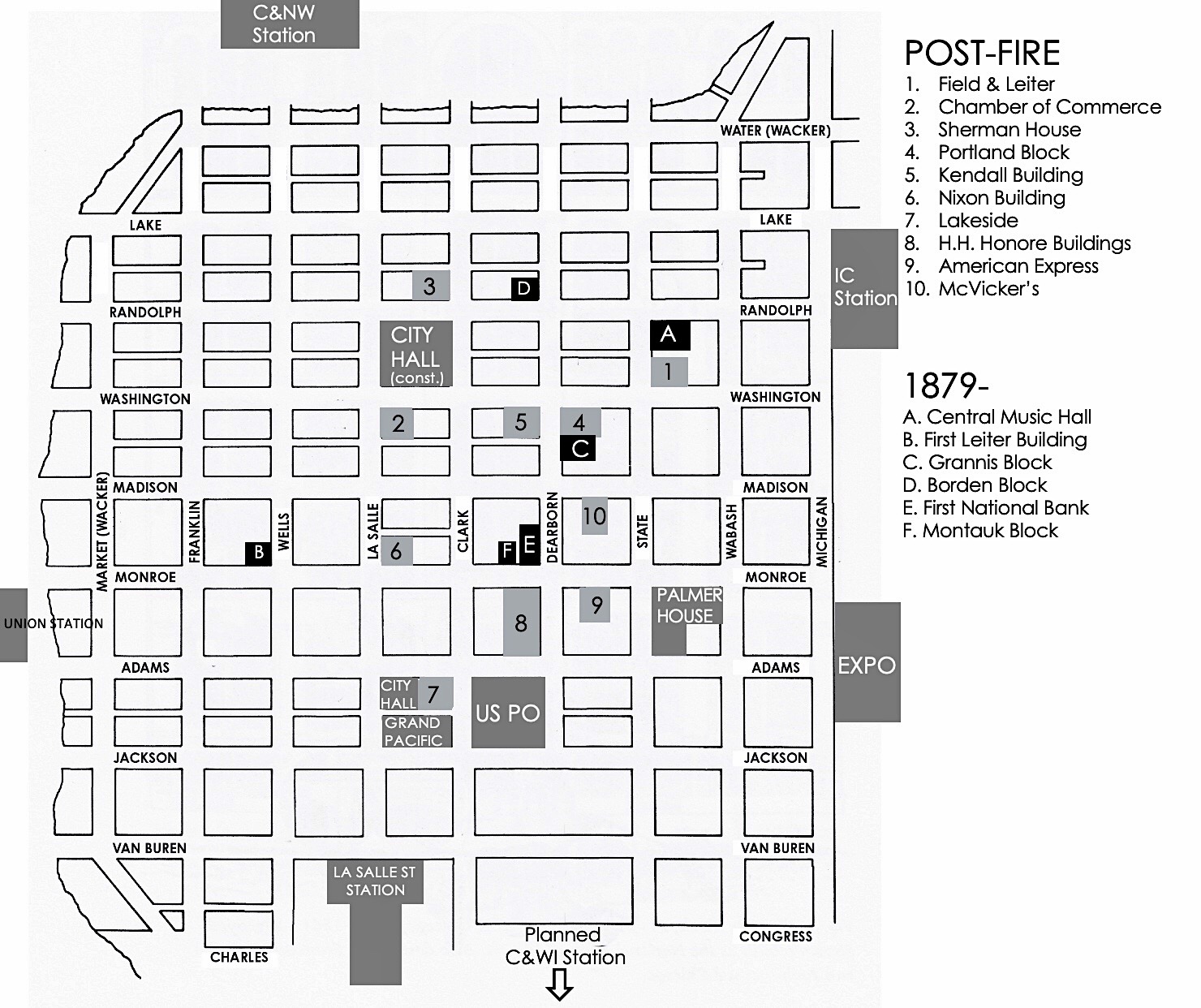 6.5. THE ORIGINAL PLANS FOR DEARBORN VIA THE NEW CHICAGO AND WESTERN ...